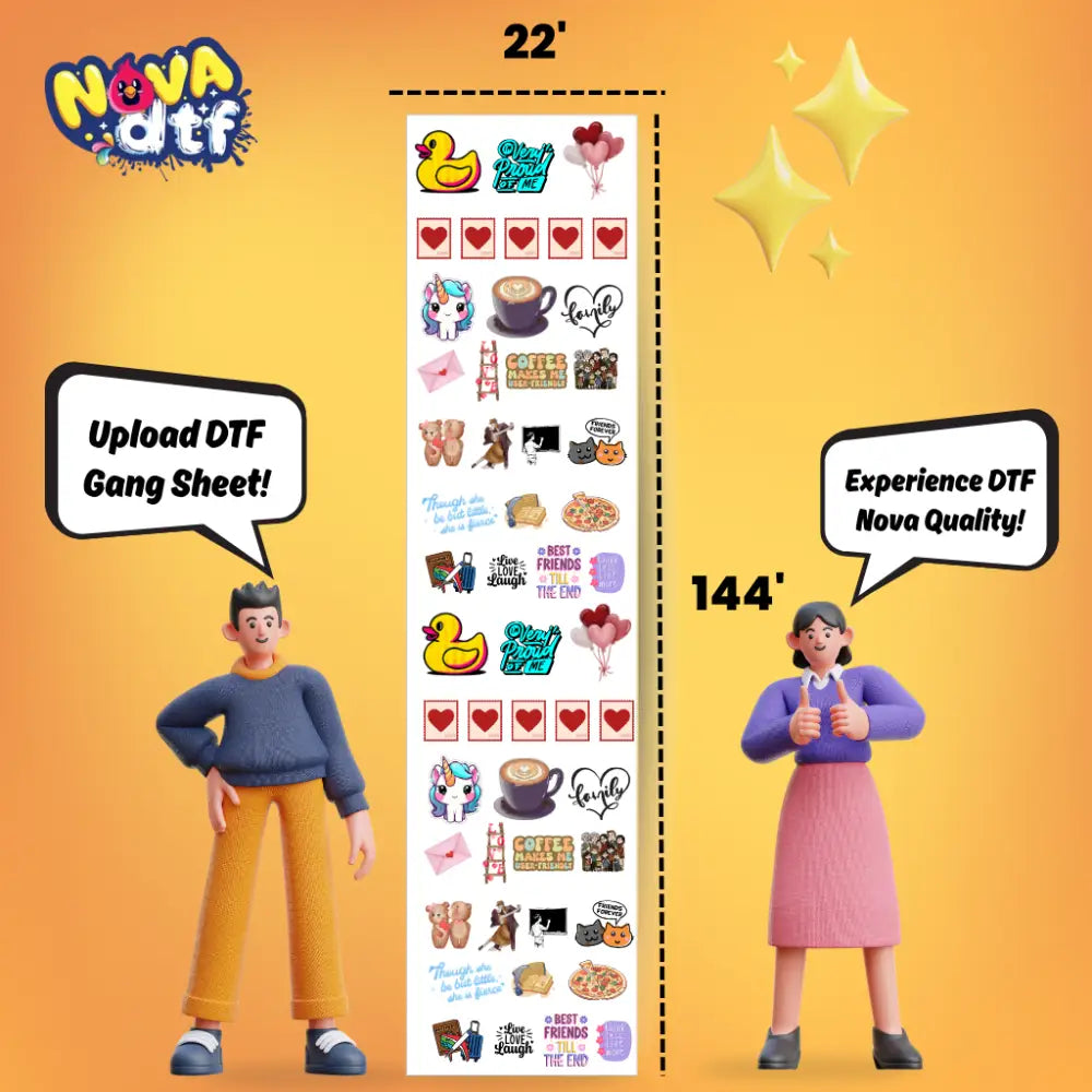 Build Your Own DTF Gang Sheet – Nova DTF Transfers – DTF NOVA